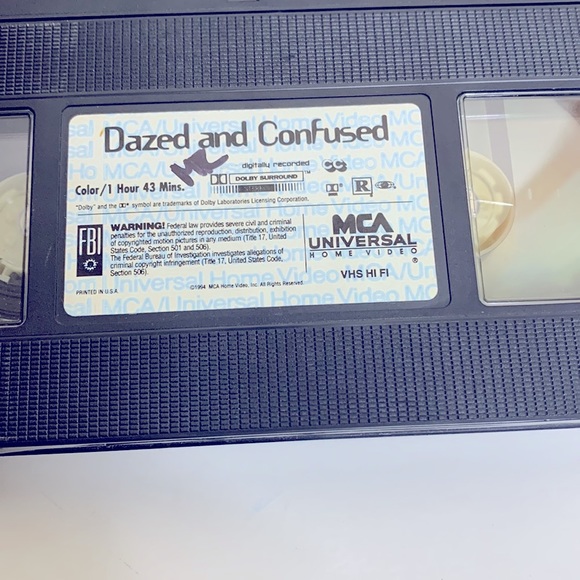 VHS | Media | Vhs Movie Dazed And Confused Original Vhs Tape Media High ...